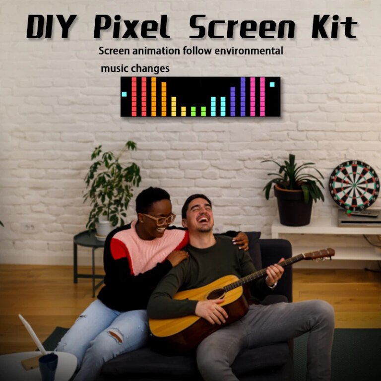 WS2812B DIY Smart Led Matrix Pixel Panel Lamp Addressable RGB Pattern ...